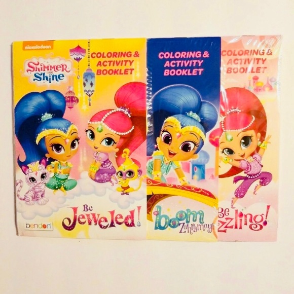 Nickelodeon | Toys | Nickelodeon Shimmer Shine 3 Coloring Activity ...